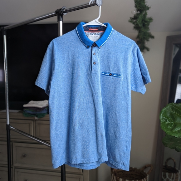 Denim & Flower | Shirts | Denim Flower Polo Shirt | Poshmark